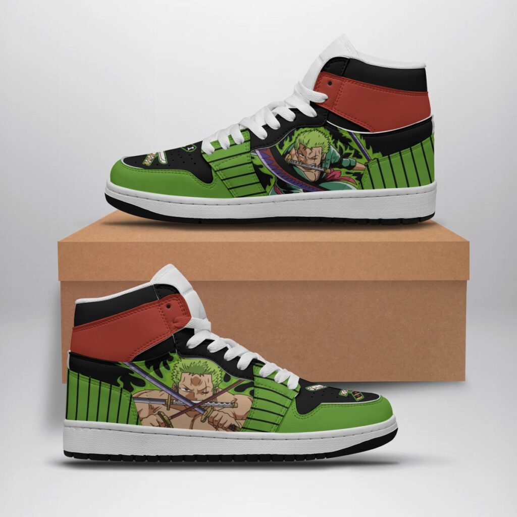 Roronoa Zoro One Piece Shonen-J Shoes - Anime Shoe Shop